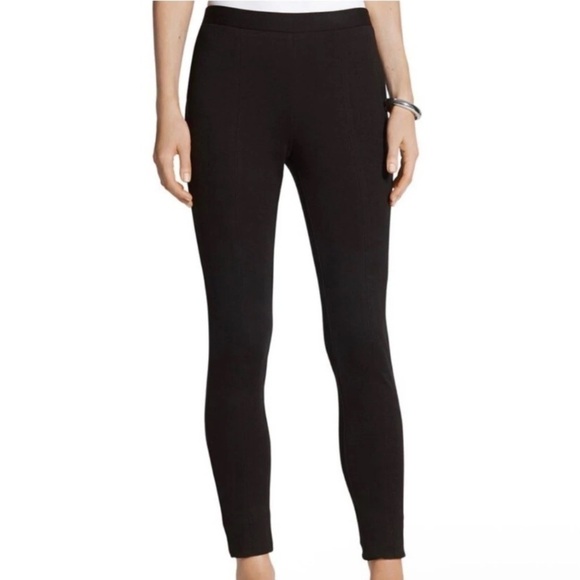Chico's | Pants & Jumpsuits | Chicos So Slimming Sz Us 8 Black Ponte ...